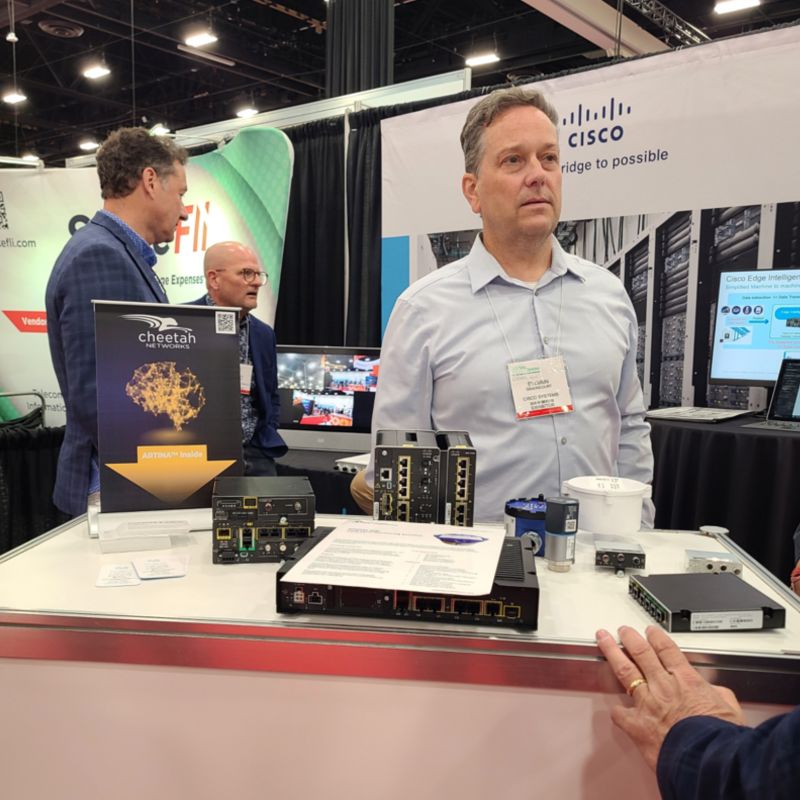 With Cisco at GES in Calgary - Cheetah Networks